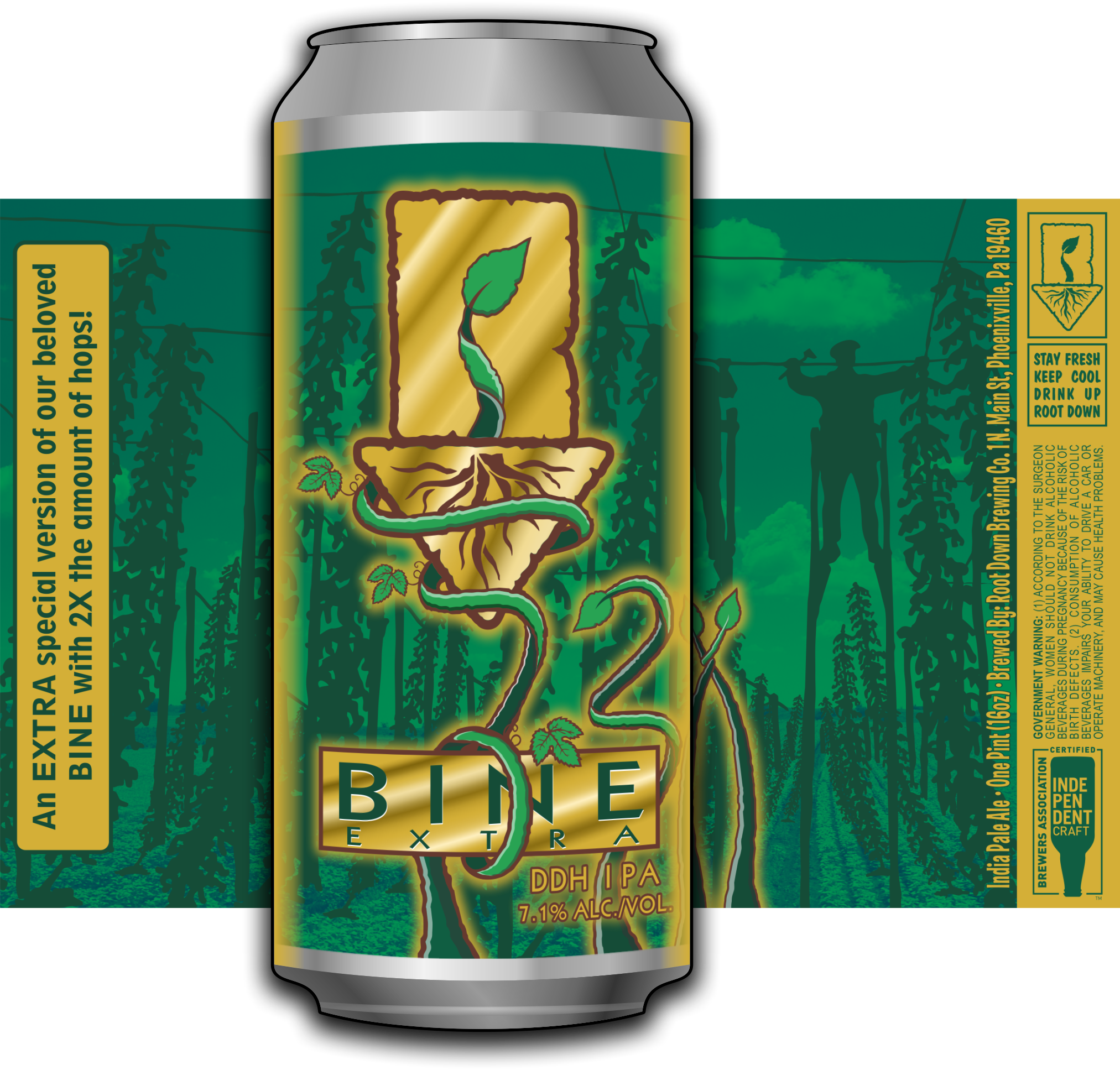 Cans-BINE Extra - Root Down Brewing