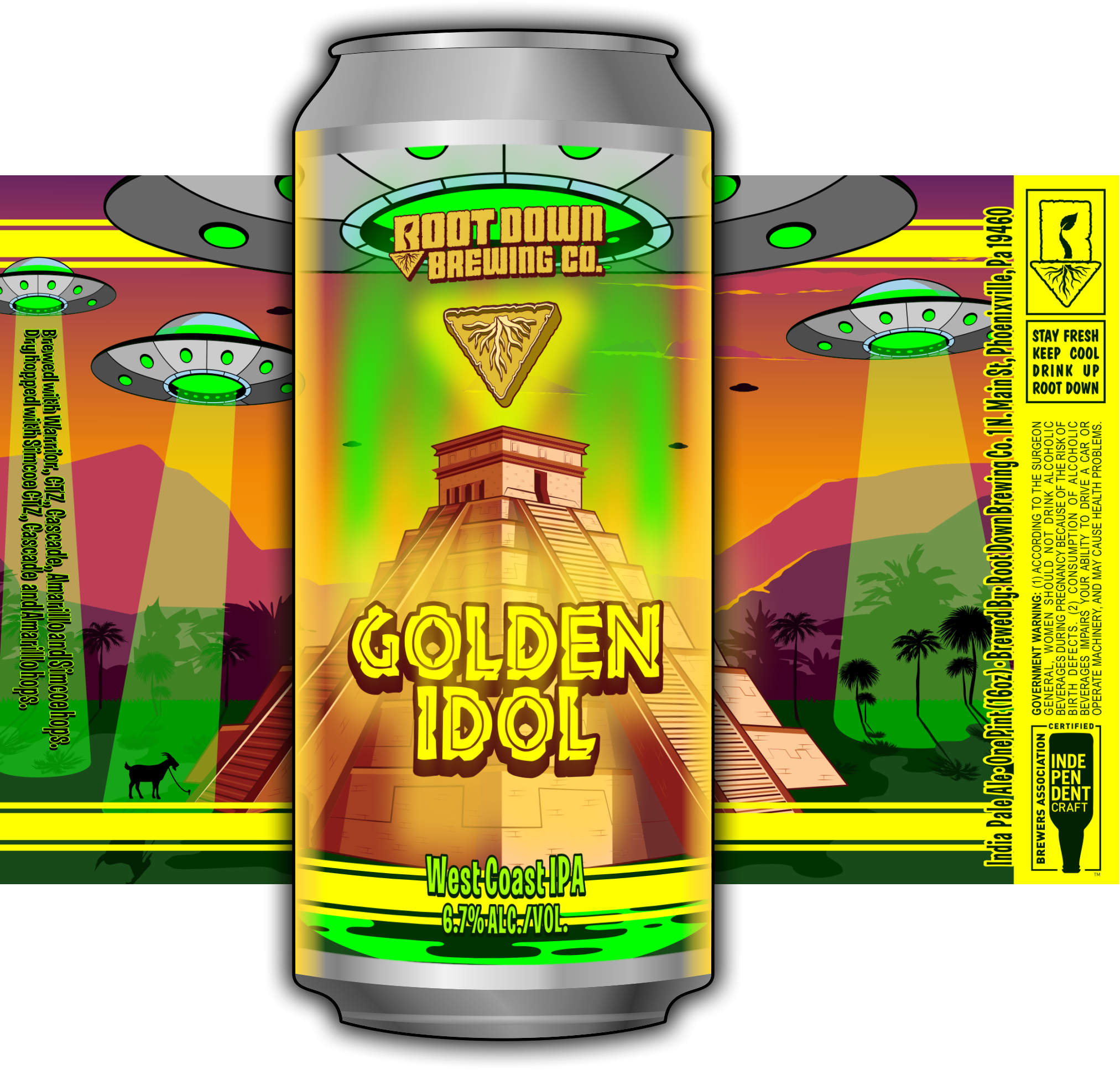 Cans-Golden Idol - Root Down Brewing