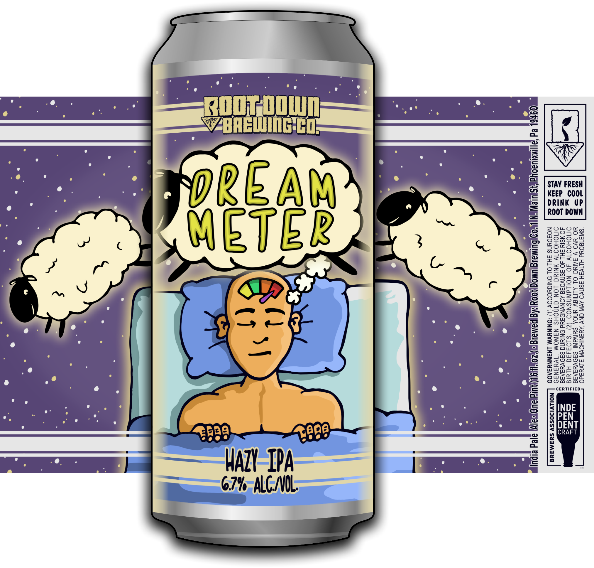 Cans- Dream Meter - Root Down Brewing